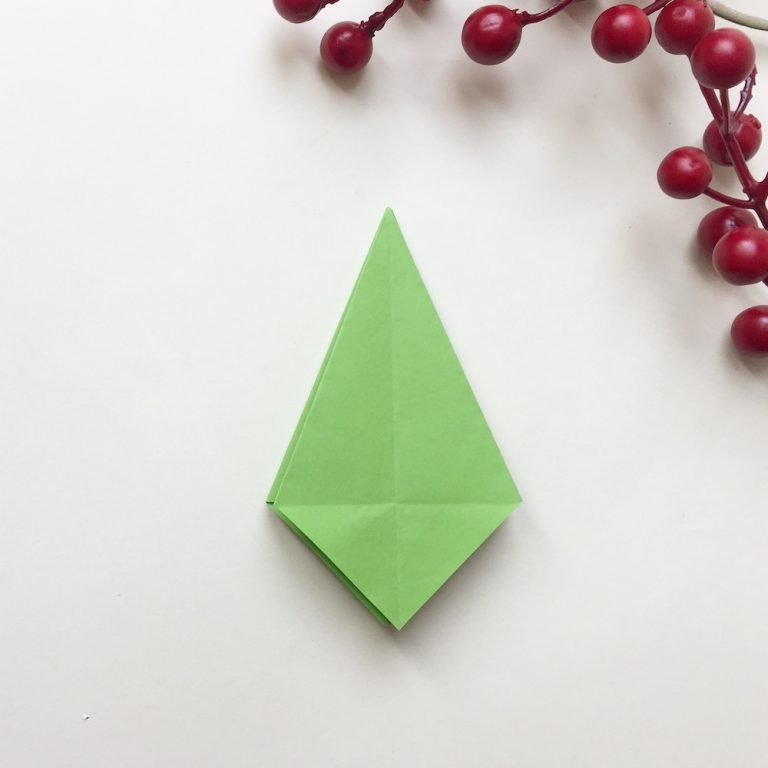 origami albero di natale istruzioni per realizzarne uno